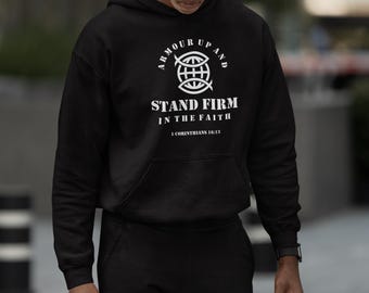 Conqueror Hoodie, Christian Apparel, Faith Based Christian Hoodie ...