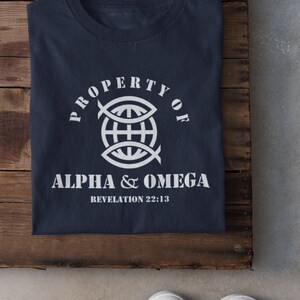 Alpha Omega Tee, Christian Apparel, Faith Based Christian Shirt ...
