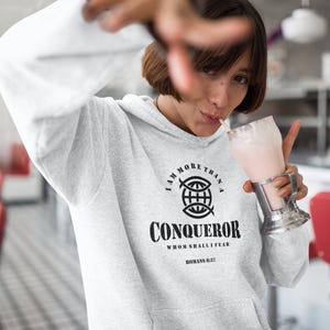 Conqueror Hoodie, Christian Apparel, Faith Based Christian Hoodie ...