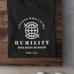 Humility Tee, Christian Short Sleeve Shirt, Faith Based Apparel ...