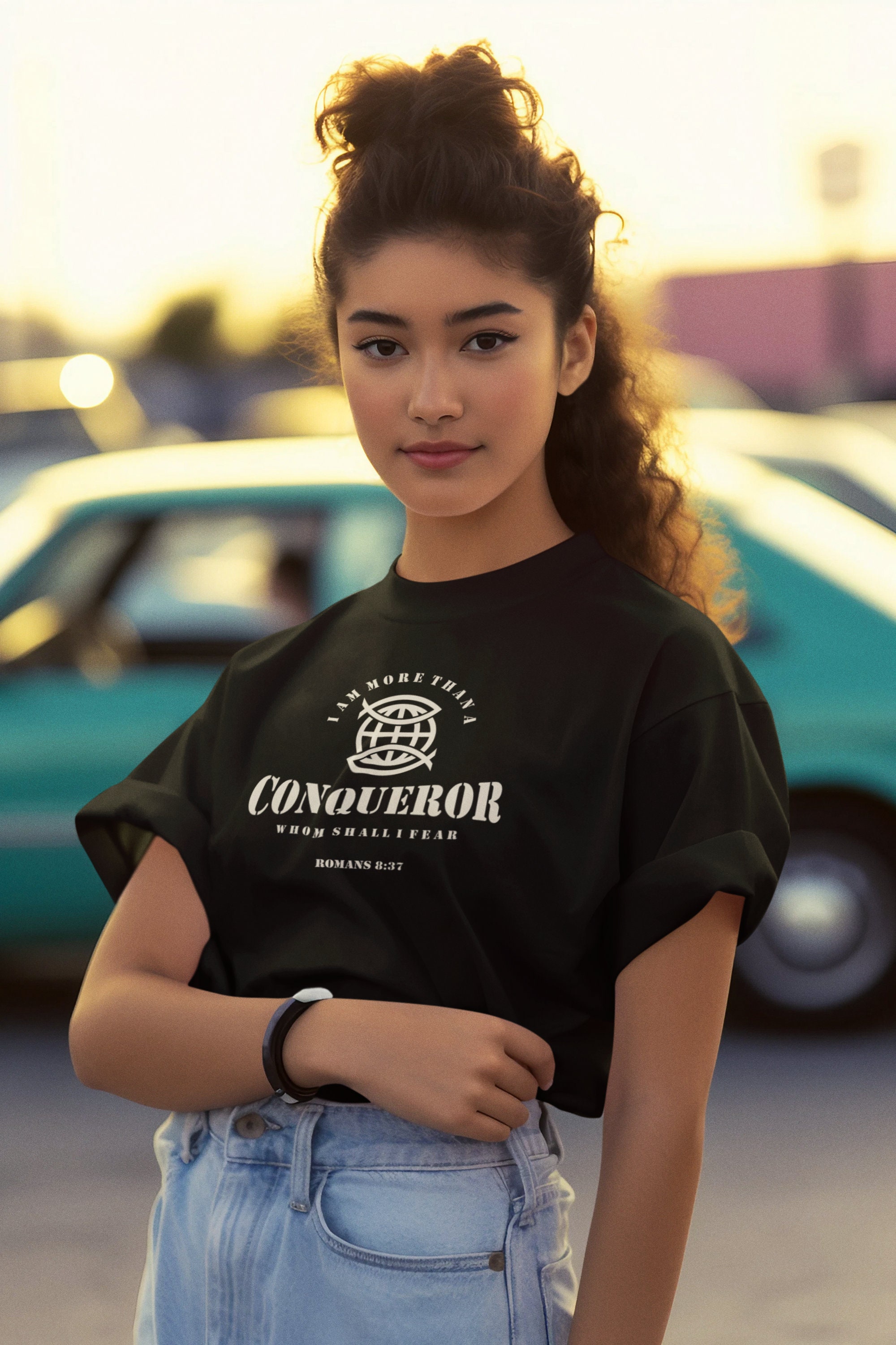 Conqueror Tee, Christian Apparel, Faith Based Christian Shirt ...