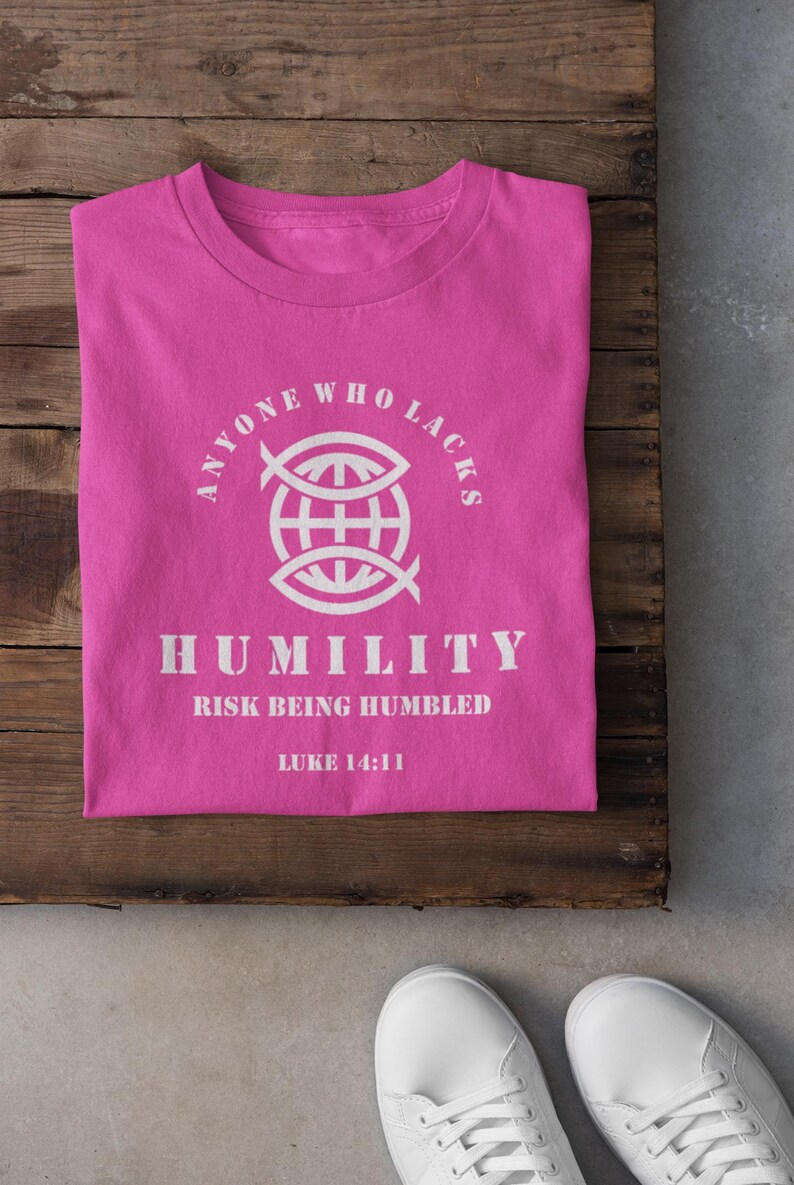 Humility Tee, Christian Short Sleeve Shirt, Faith Based Apparel ...