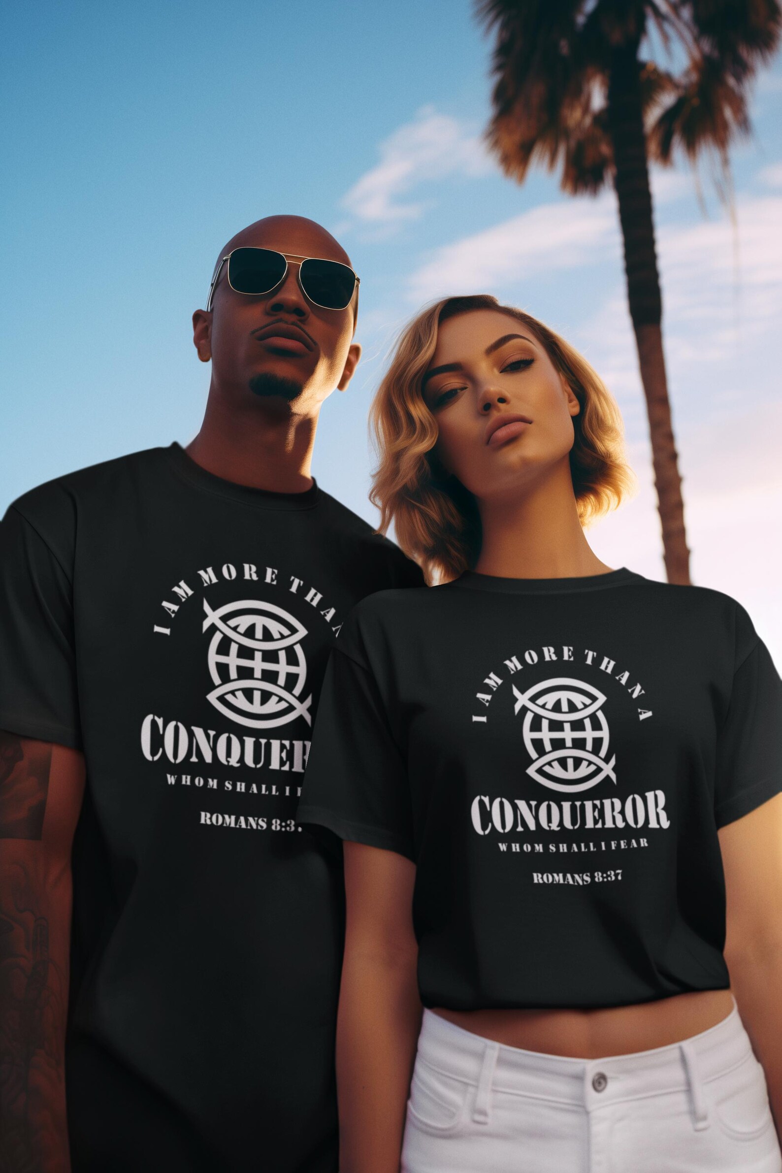 Conqueror Tee, Christian Short Sleeve Shirt, Faith Based Apparel ...