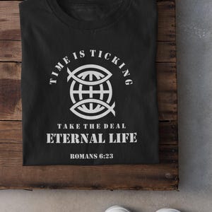 Eternal Life Tee, Christian Short Sleeve Shirt, Faith Based Apparel ...