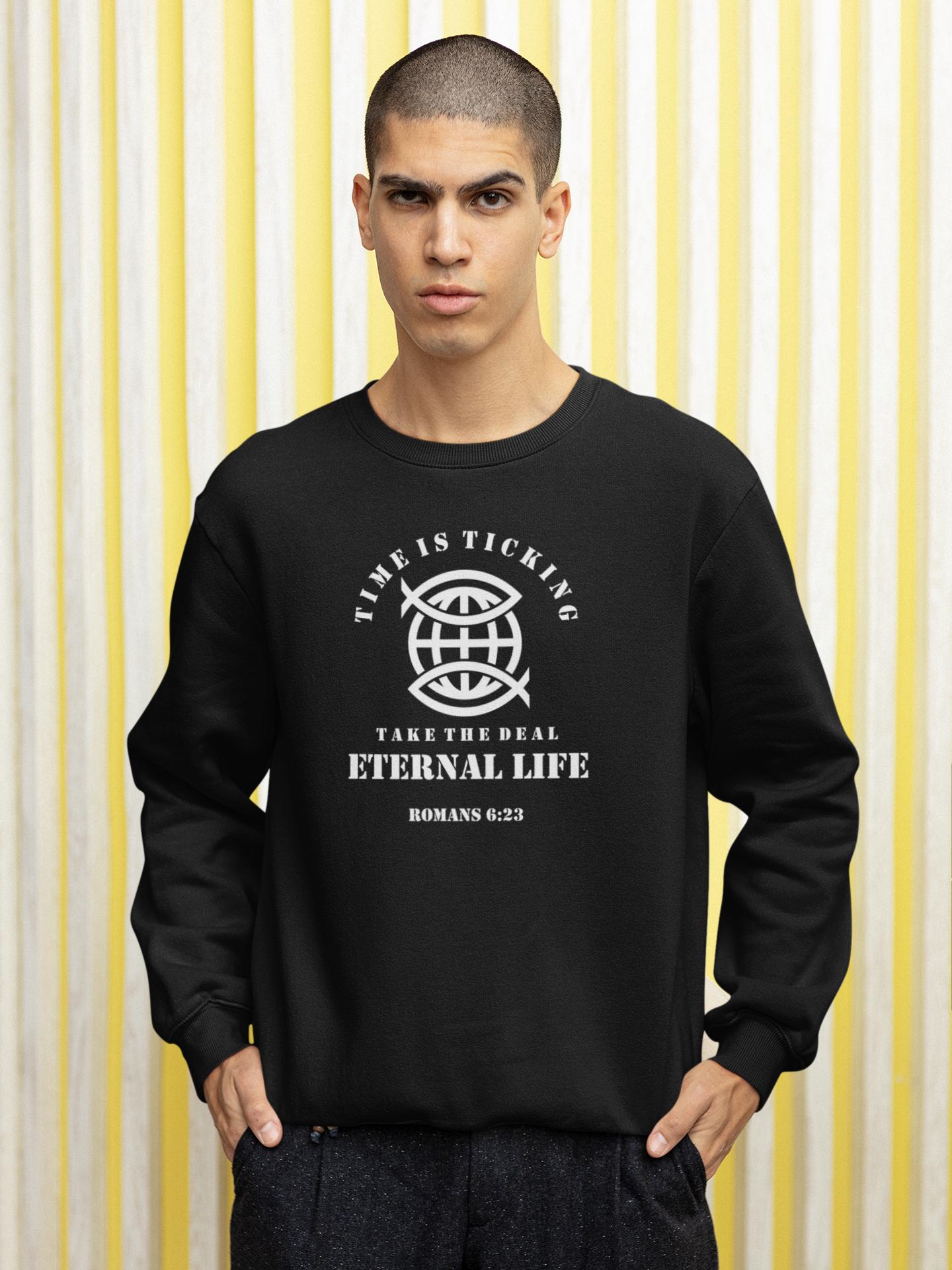 Eternal Life Sweatshirt, Christian Apparel, Faith Based Christian ...