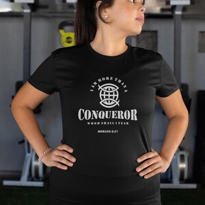 Conqueror Tee, Christian Apparel, Faith Based Christian Shirt ...