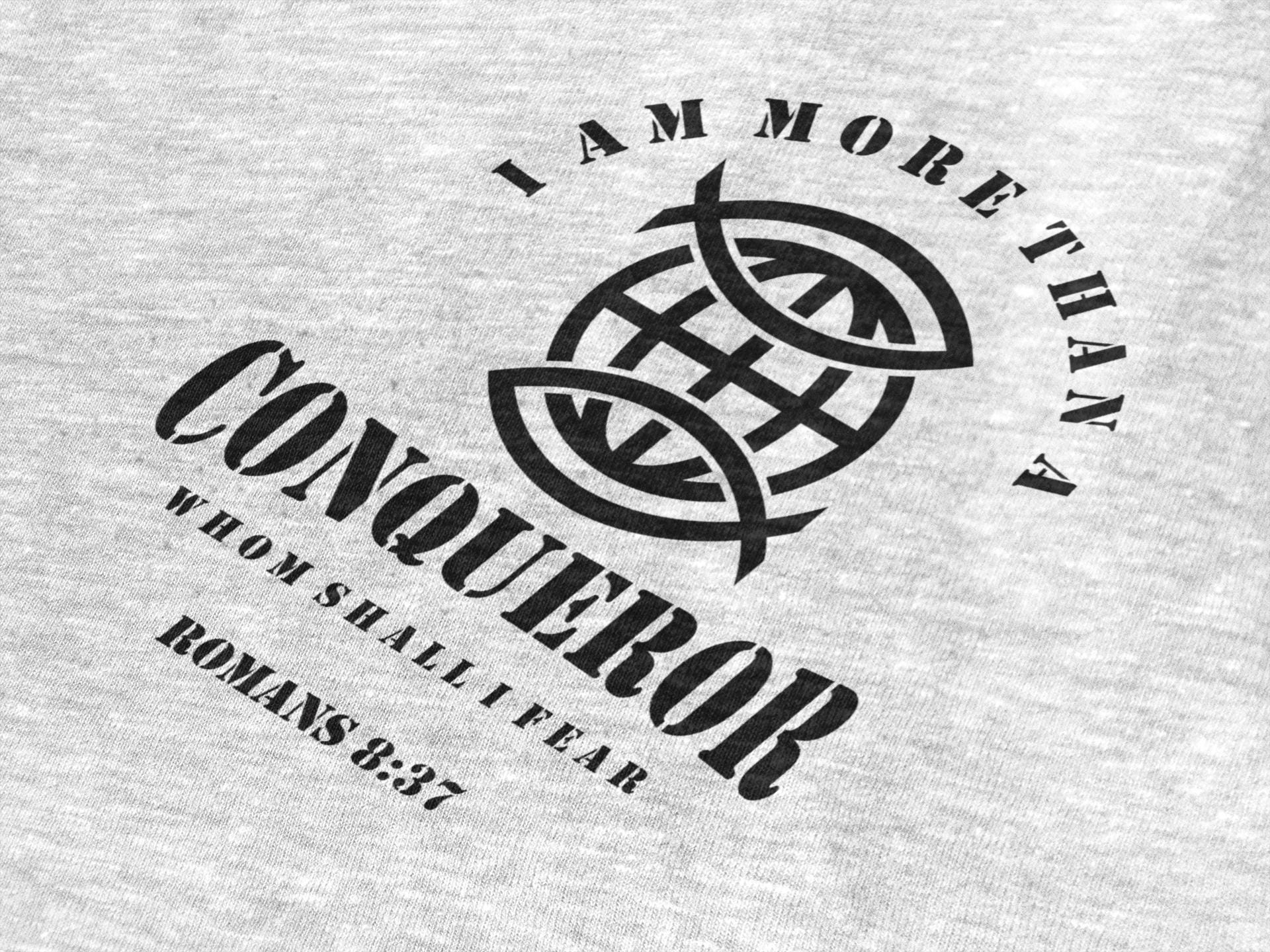 Conqueror Tee, Christian Short Sleeve Shirt, Faith Based Apparel ...