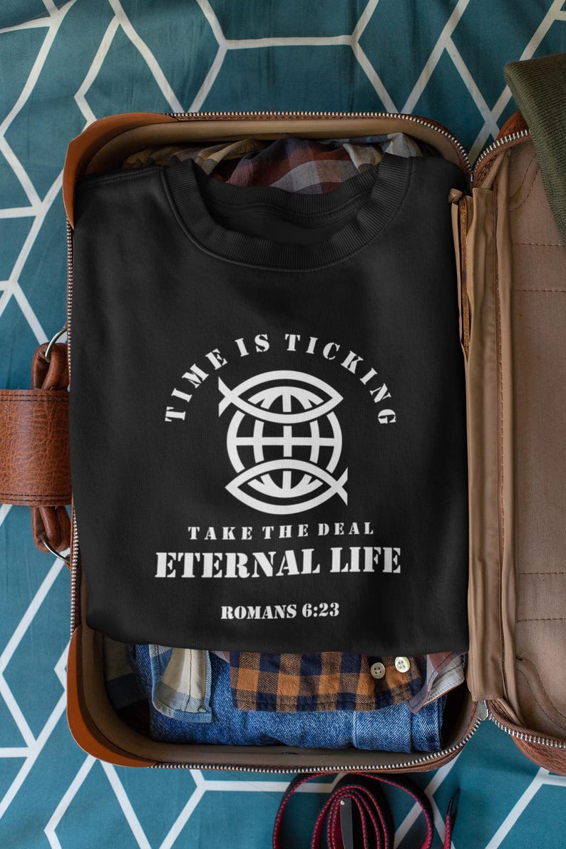 Eternal Life Sweatshirt, Christian Apparel, Faith Based Christian ...