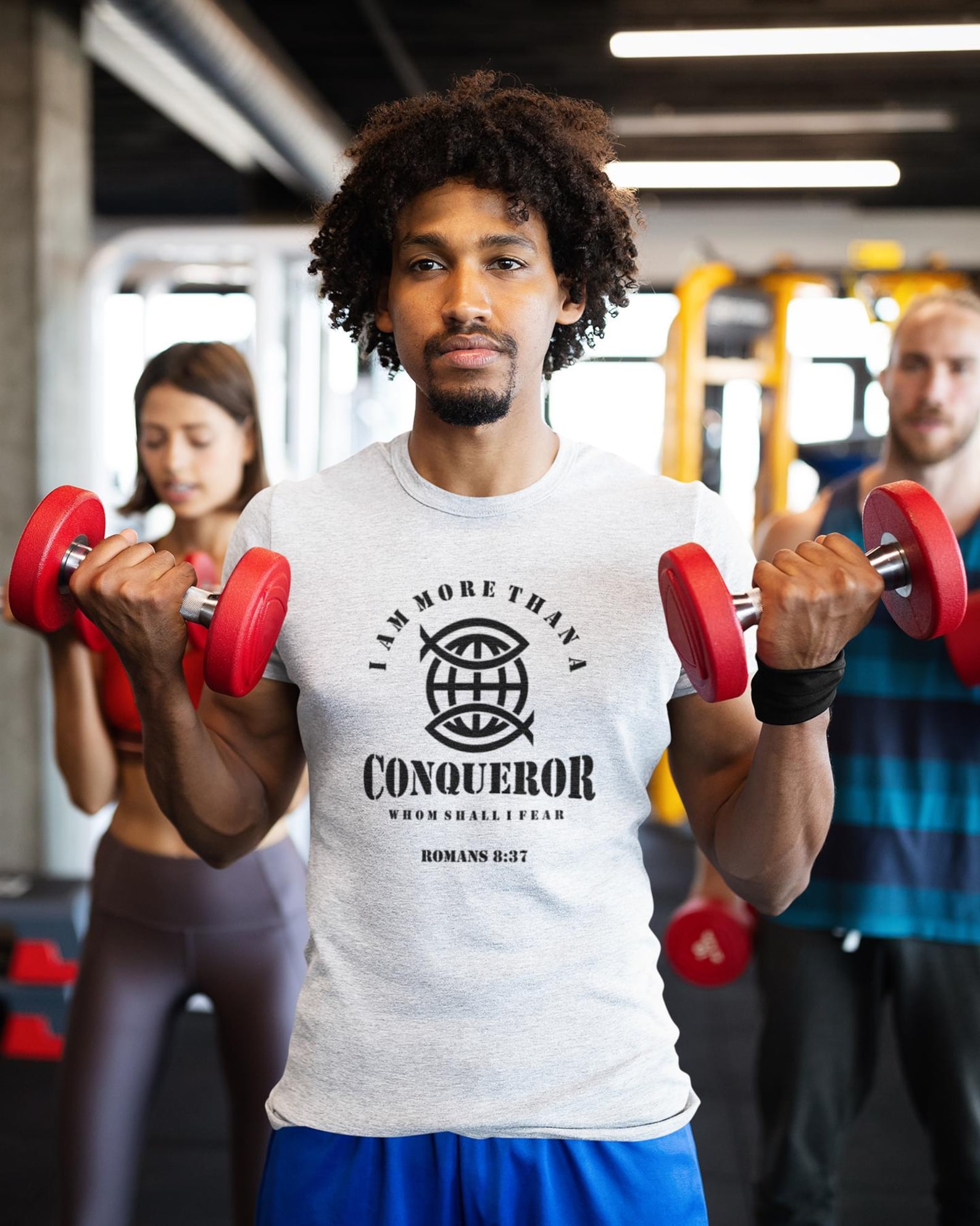 Conqueror Tee, Christian Short Sleeve Shirt, Faith Based Apparel ...