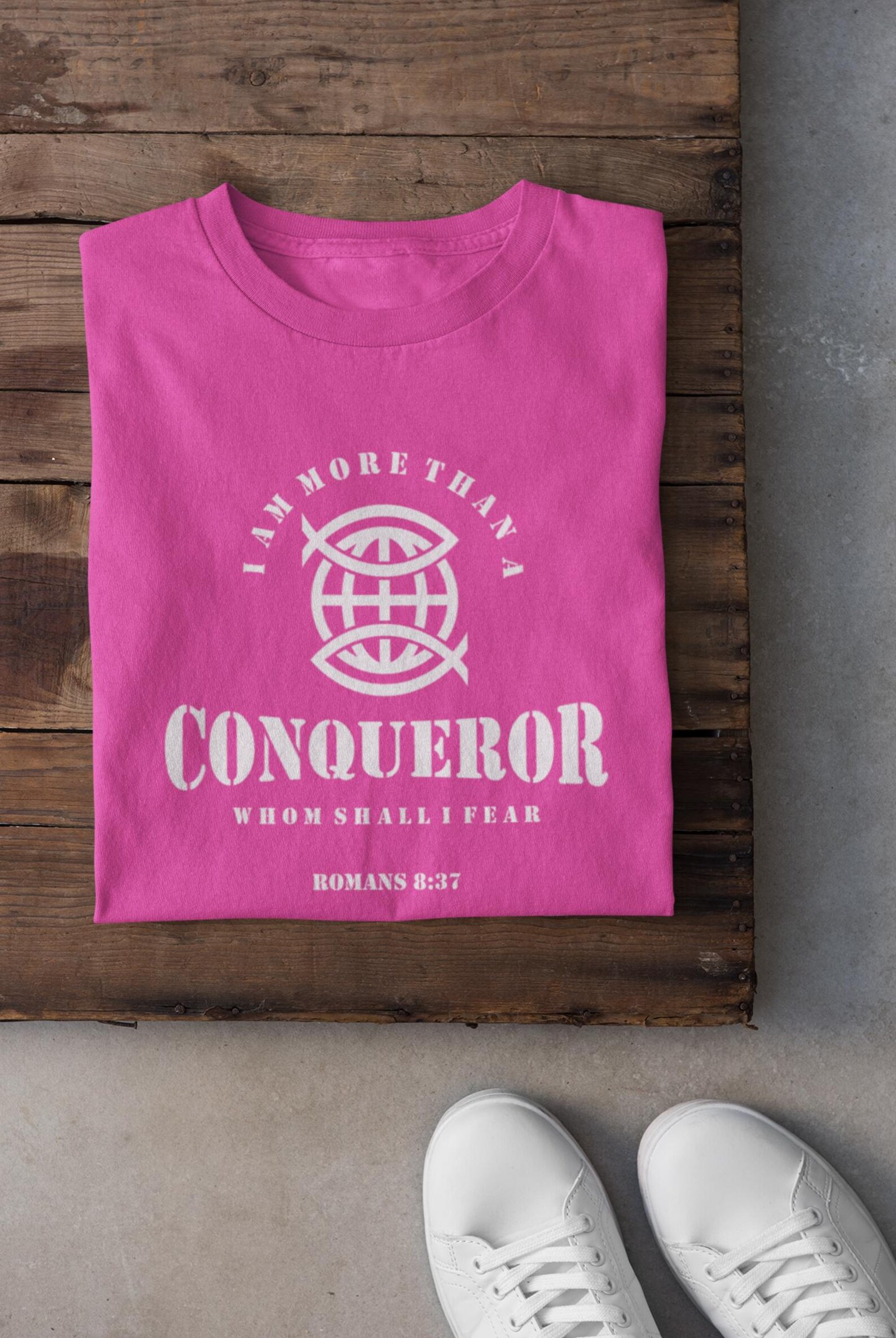 Conqueror Tee, Christian Apparel, Faith Based Christian Shirt ...