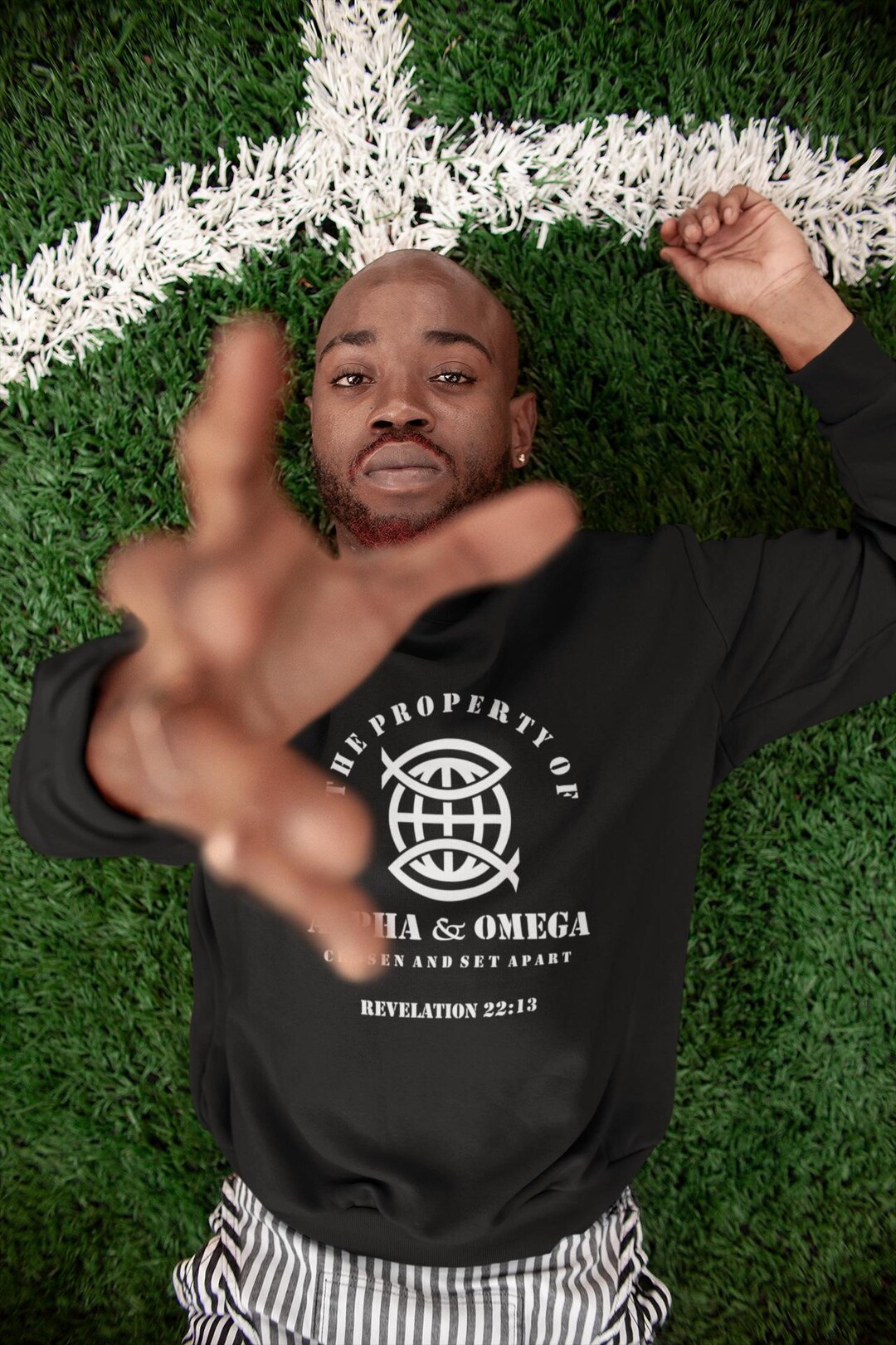 Alpha Omega Sweatshirt, Christian Apparel, Faith Based Christian ...