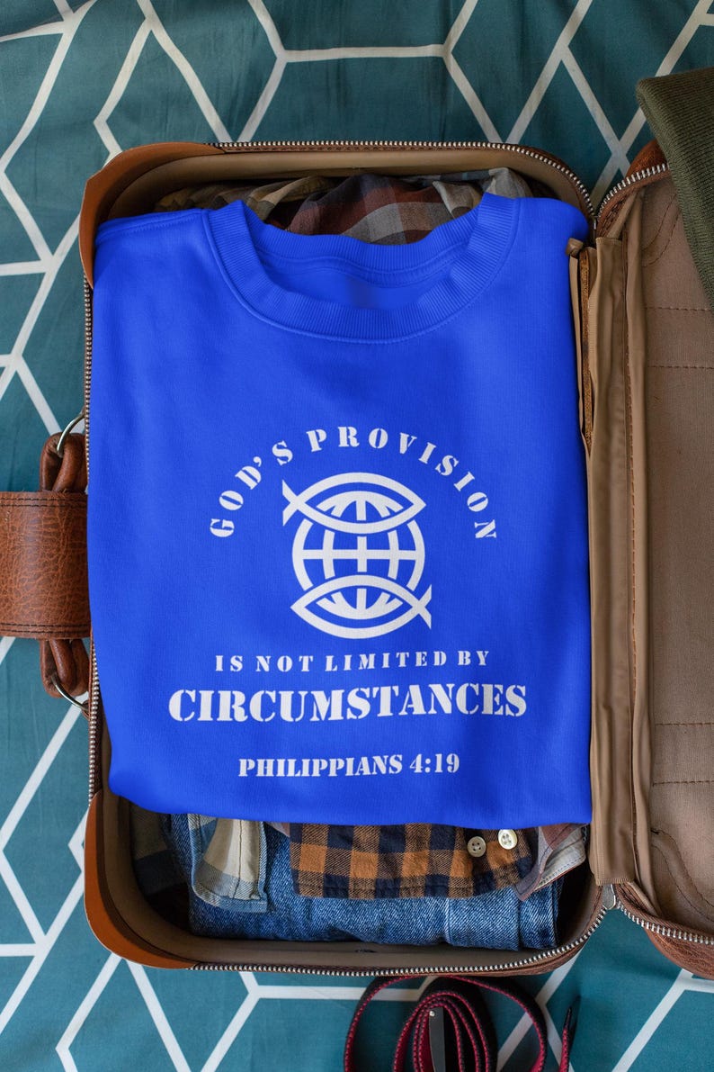 God's Provision Sweatshirt, Christian Apparel, Faith Based Christian ...