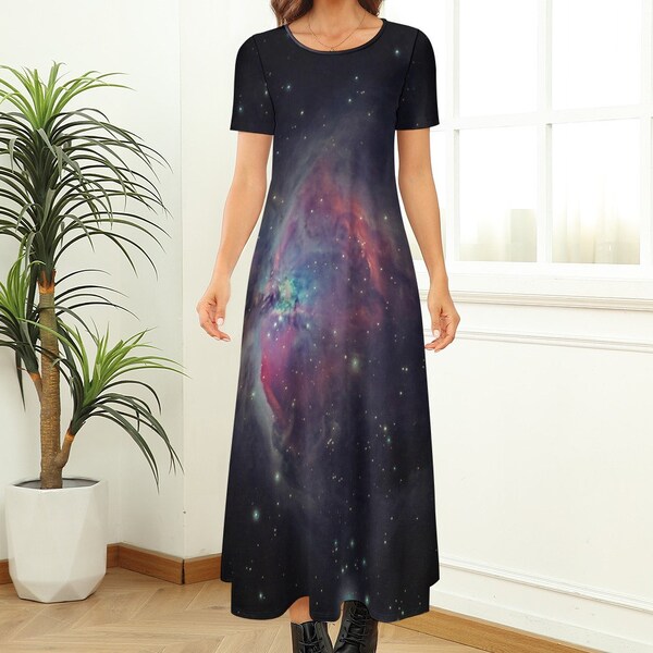 Galaxy Print Dress - Etsy