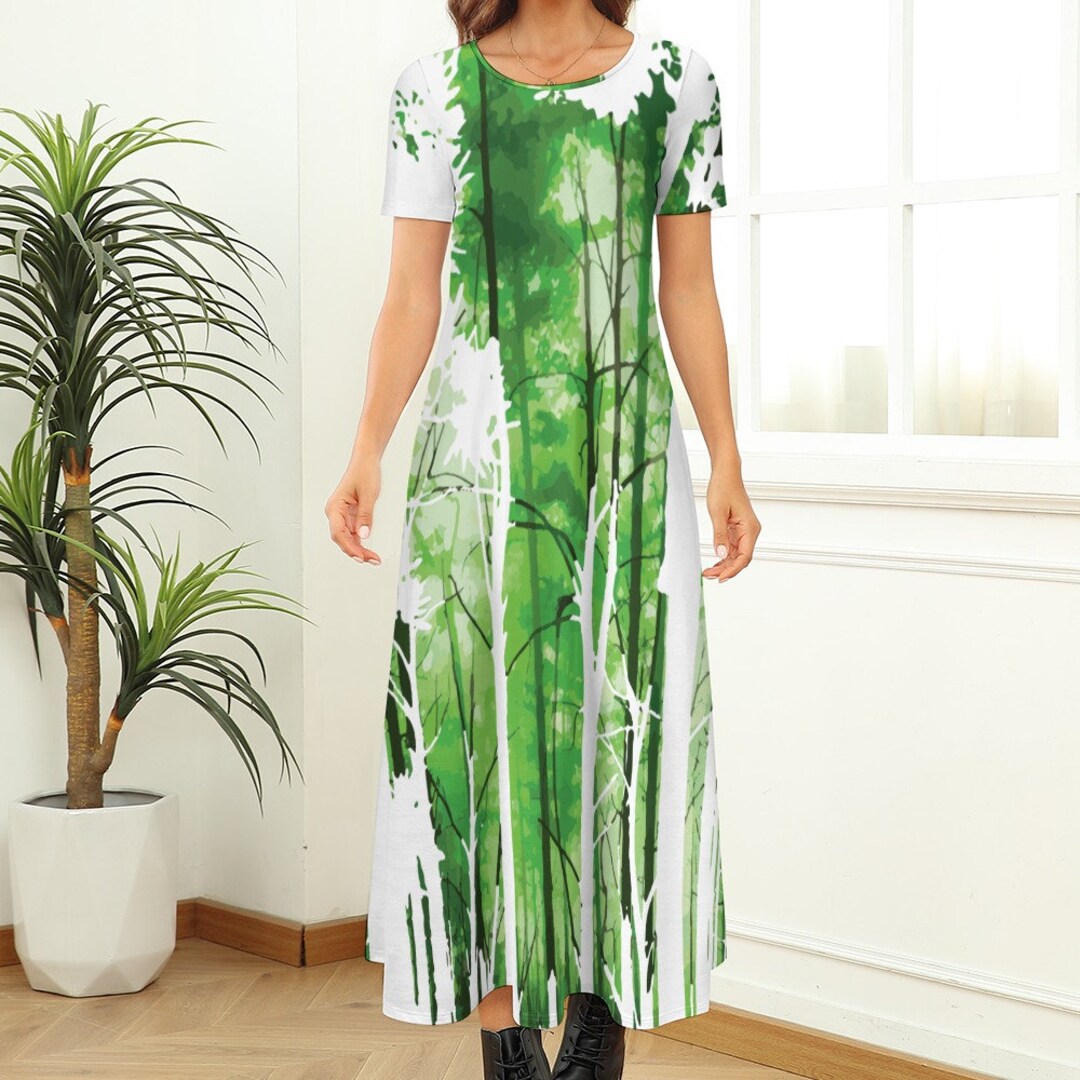 Forest of Eternal Enticement Forest Green Dress Forest Prom Dress Women ...