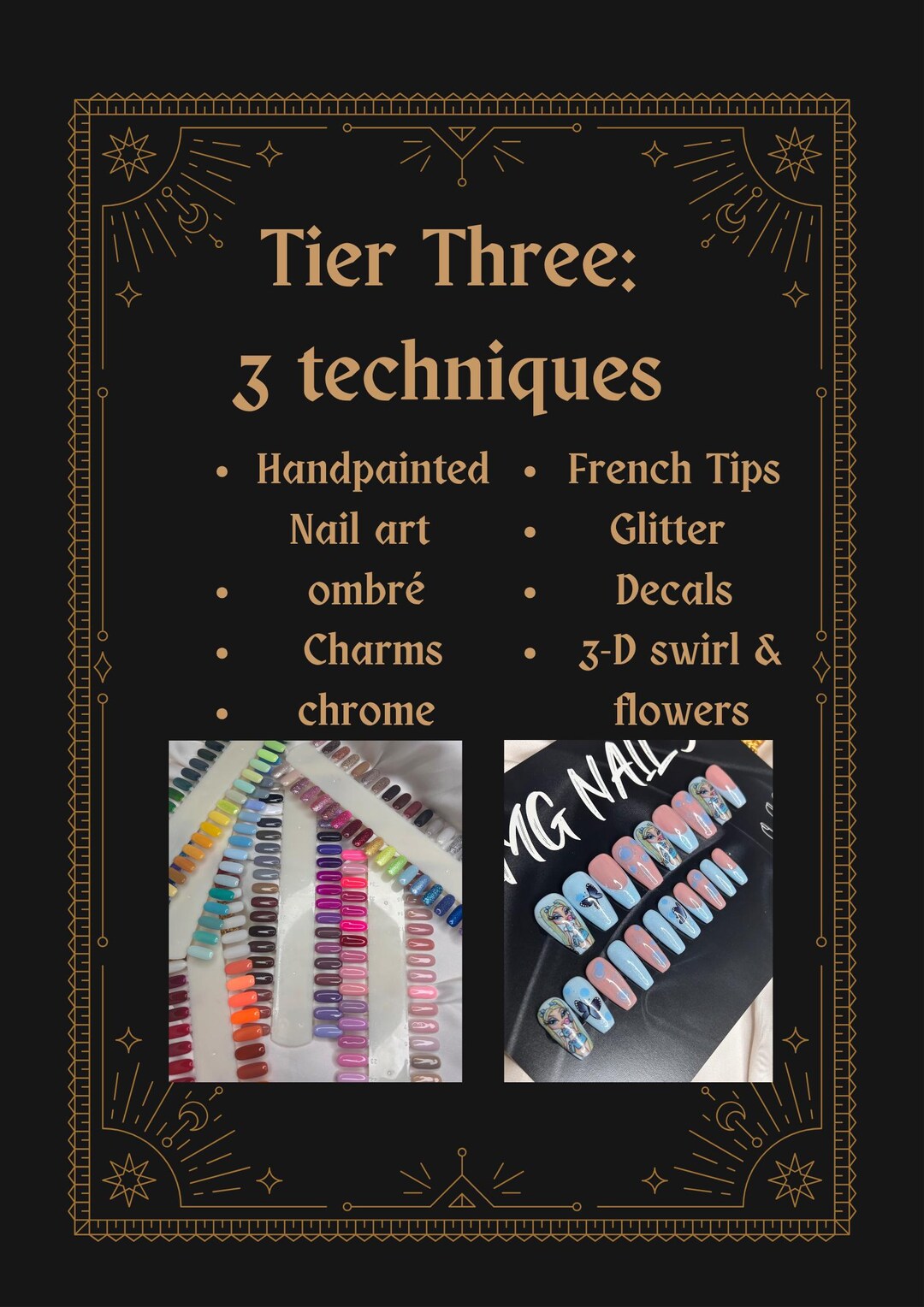 CUSTOM: Tier Three Handpainted, 3-D and Charms 20 Piece 10 Piece ...
