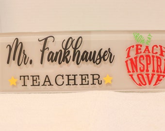 Glass Tile Plaque - Etsy