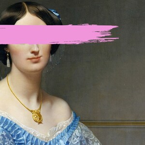 Victorian Woman Altered Antique Portrait Art | Whimsical Vintage Art ...