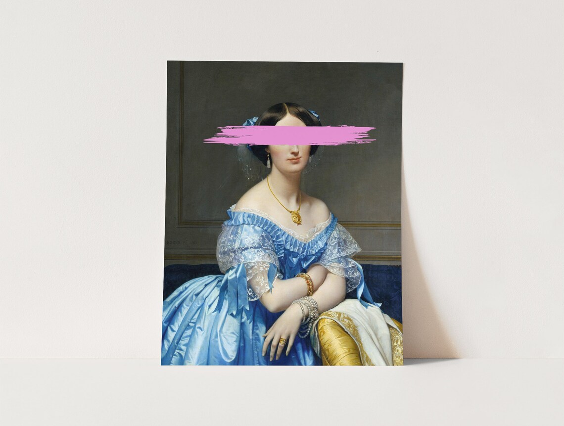 Victorian Woman Altered Antique Portrait Art Whimsical - Etsy