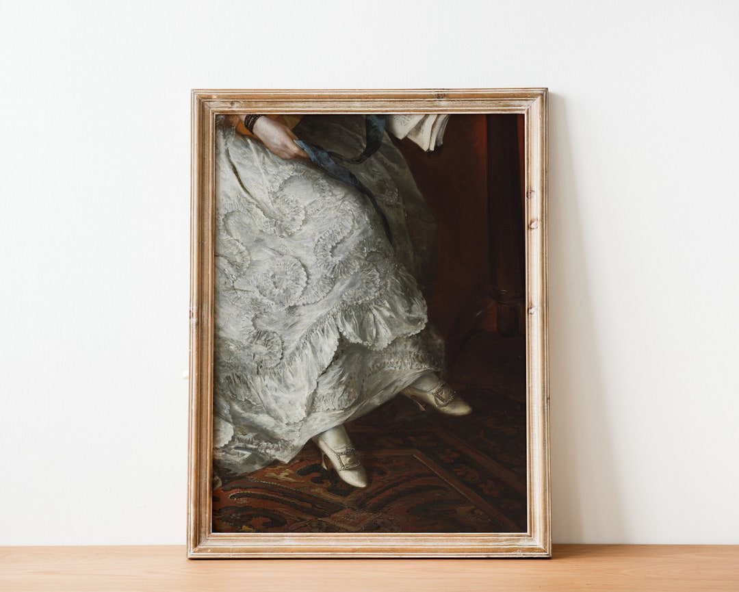 Vintage Victorian Altered Woman Portrait Painting | Girls Room Princess ...