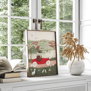 Babar the Elephant Vintage French Cottage Nursery Book Art Print | Boy ...