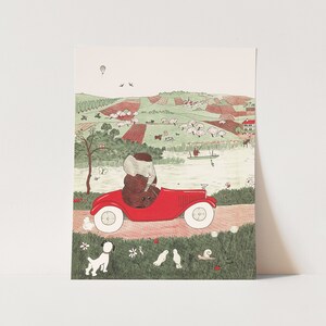 Babar the Elephant Vintage French Cottage Nursery Book Art Print | Boy ...