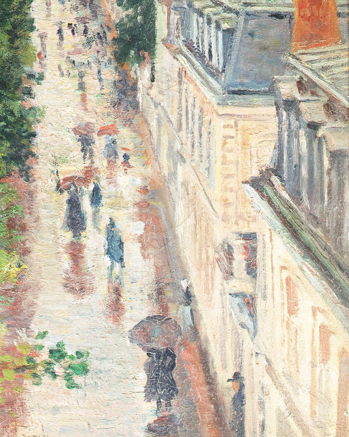 French Paris Antique Cityscape Painting | Vintage French Inspired Wall ...