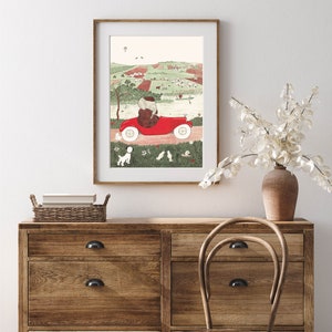 Babar the Elephant Vintage French Cottage Nursery Book Art Print | Boy ...