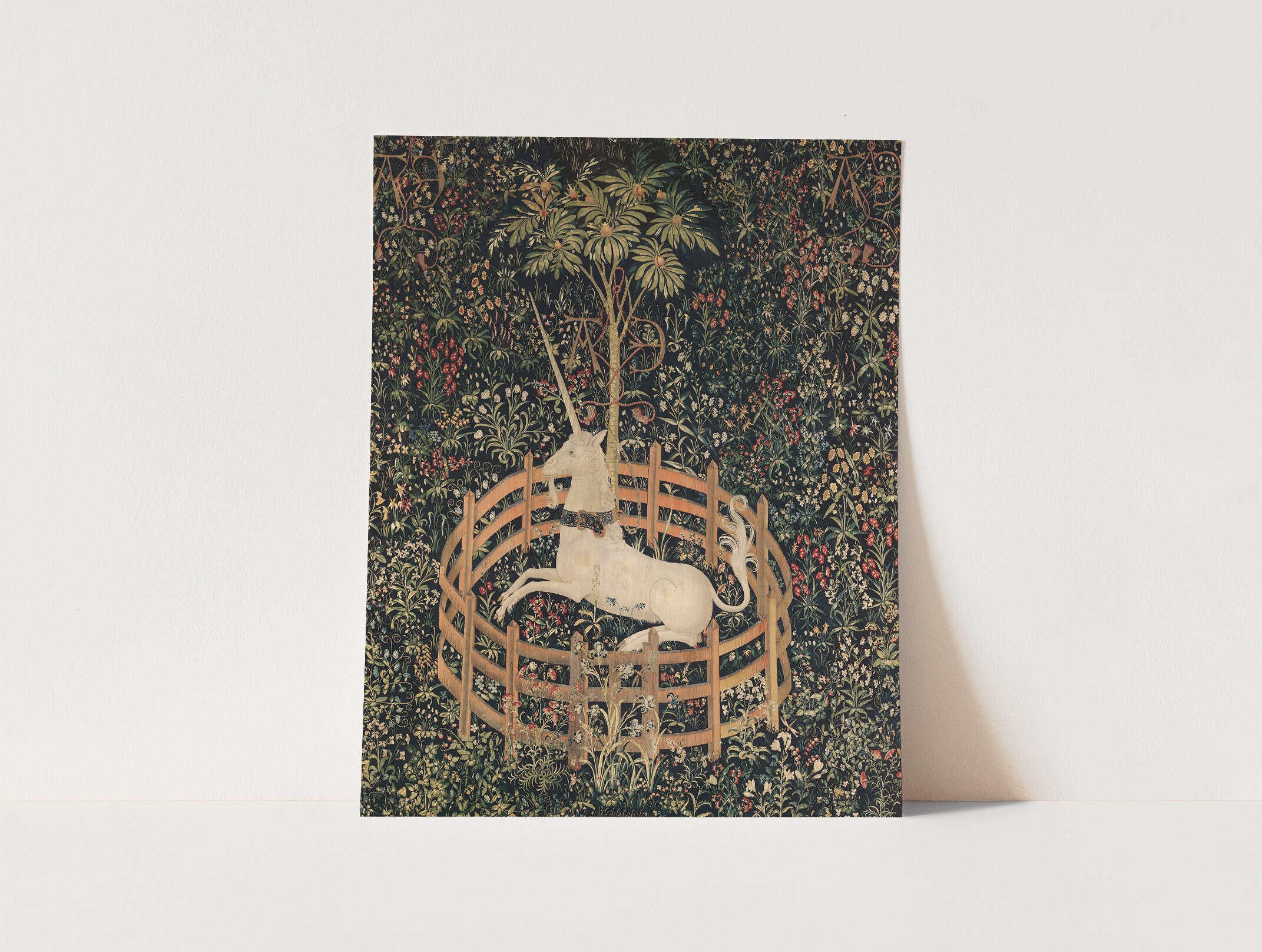 Vintage Unicorn Print Antique Unicorn Fantasy Woodland - Etsy