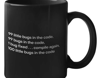 99 Bugs in the Code Mug - Etsy