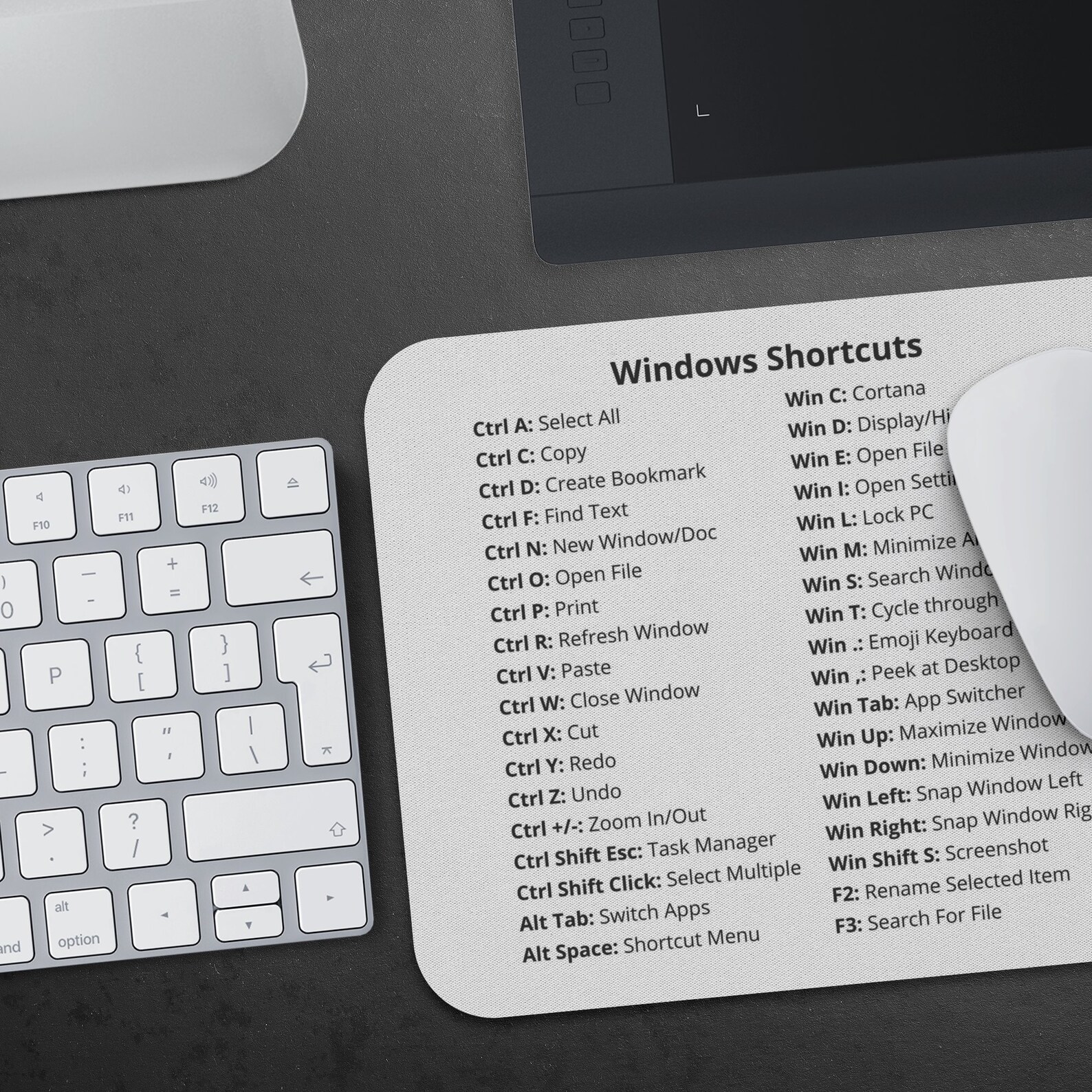 Windows Shortcuts Mousepad light Edition - Etsy