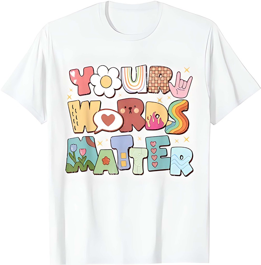 Your Words Matter Speech Therapy Language Pathologist SLP - Etsy