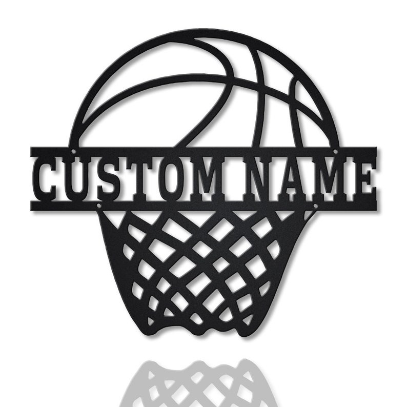 Custom Basketball Metal Wall Art With LED Lights, Personalized ...