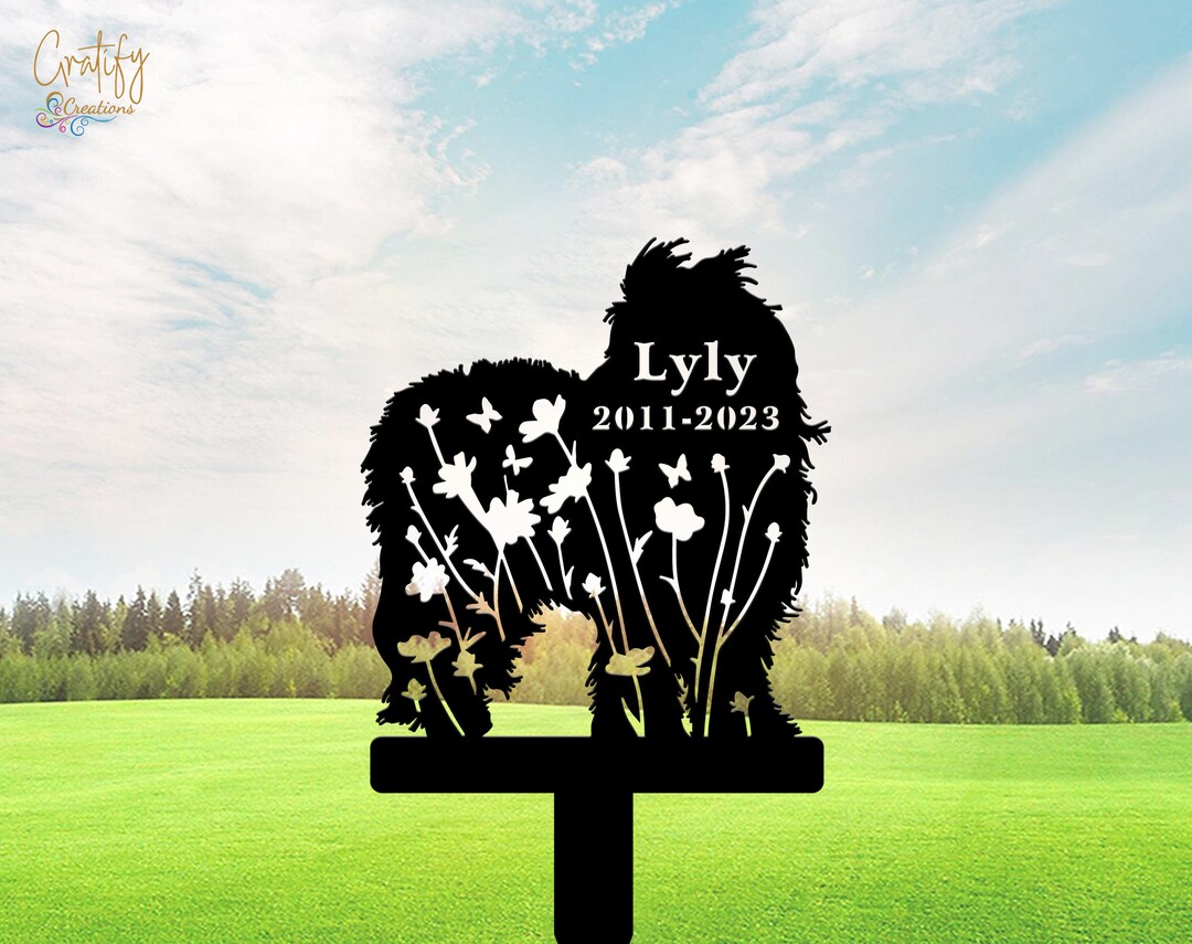 Old English Sheepdogs Dog Sign Dog Memorial Stake, Metal Stake ...