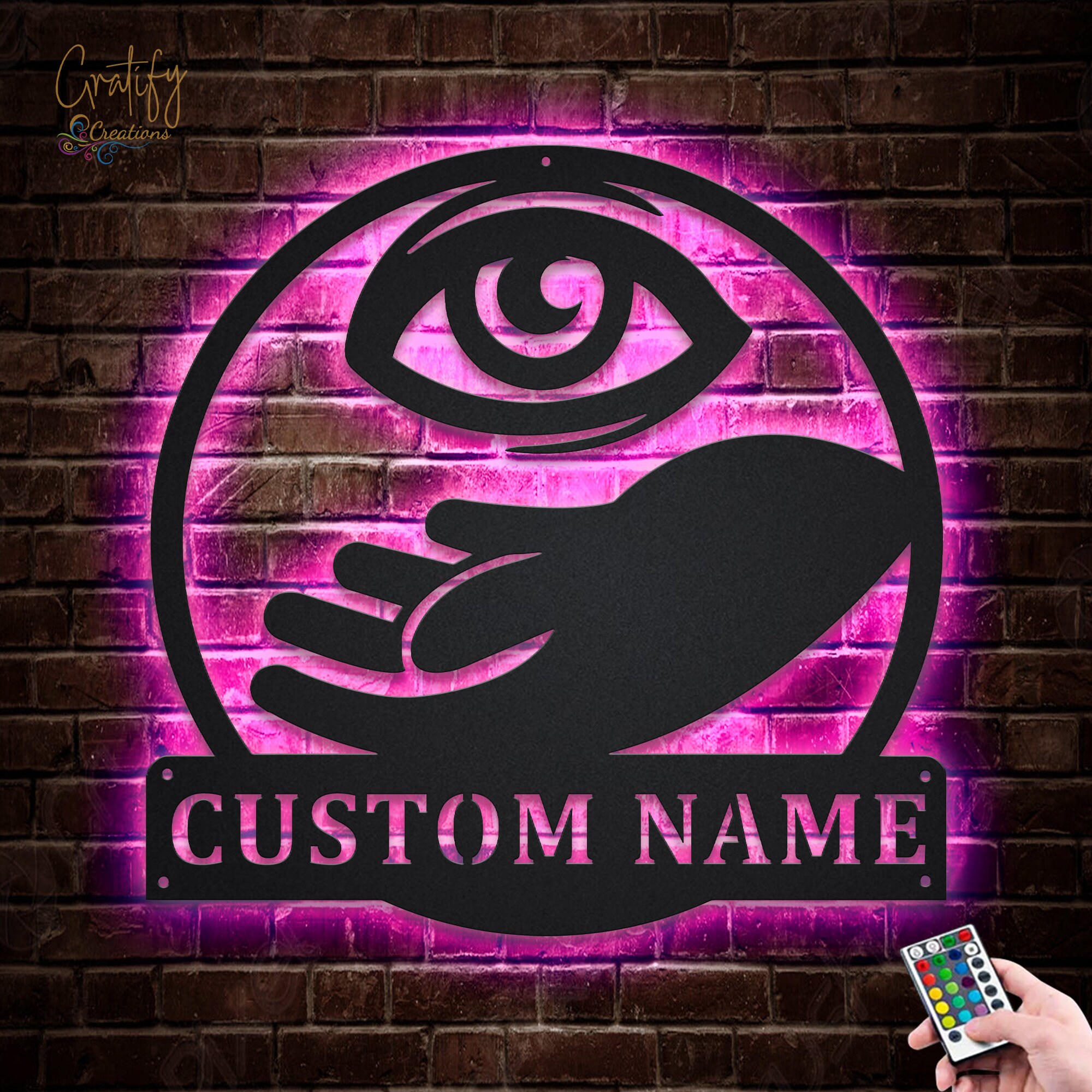 Masonic Freemason Metal Wall Art LED Lights V5, Custom Masonic Metal ...
