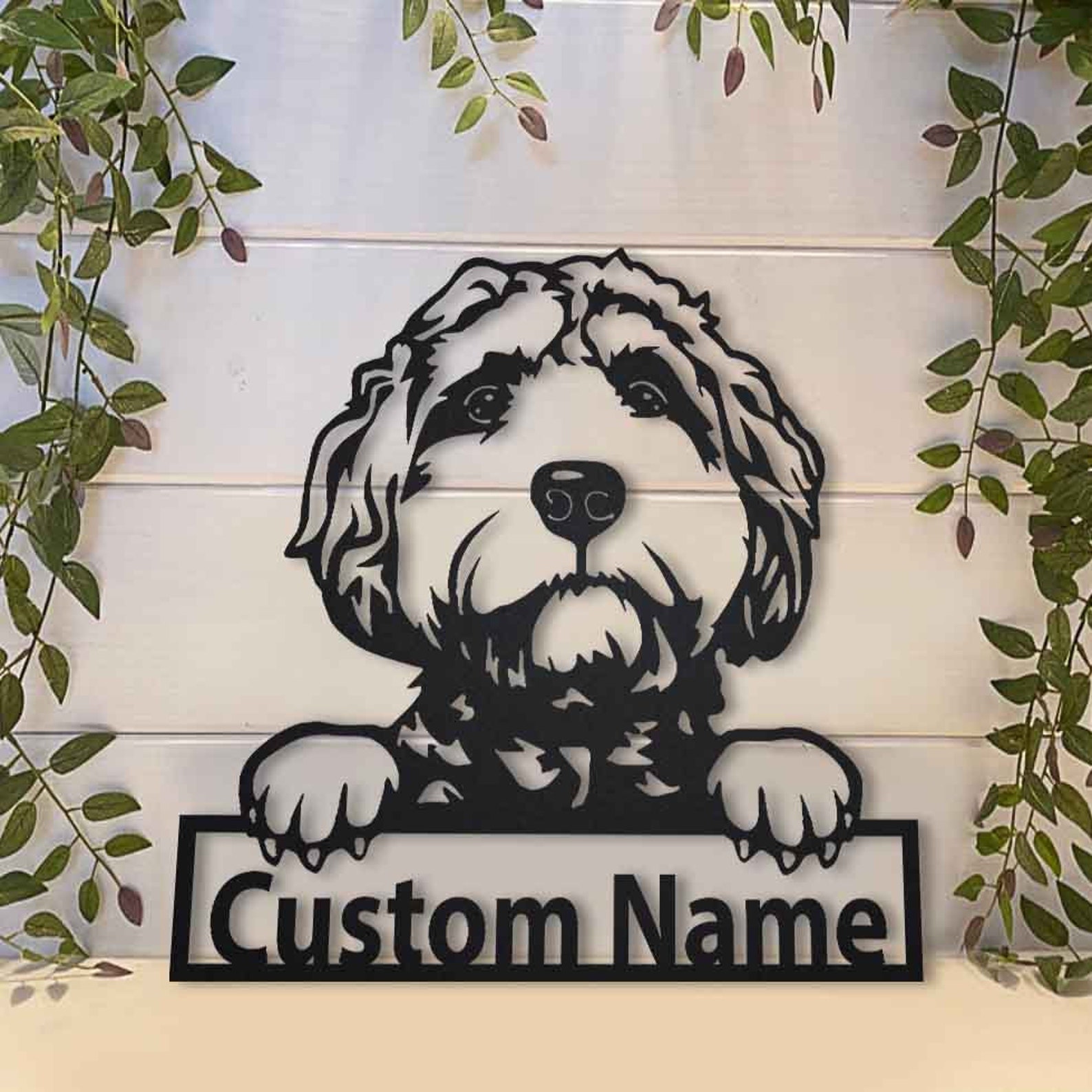 Goldendoodle Dog Metal Sign Art Custom Goldendoodle Dog Metal - Etsy