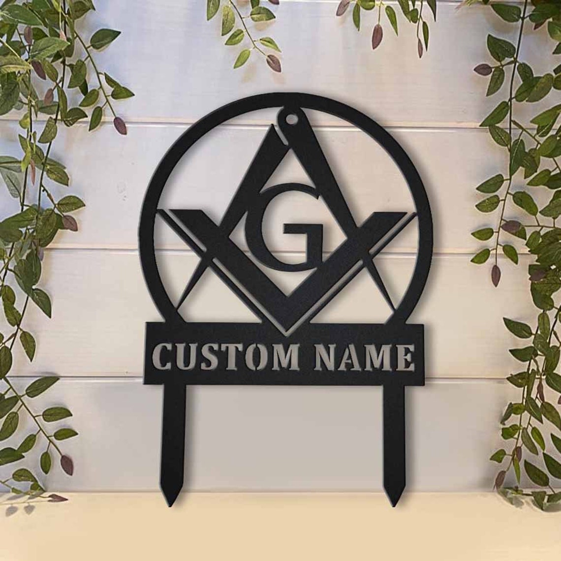 Masonic Freemasonry Metal Yard Art, Custom Masonic Metal Yard Art ...