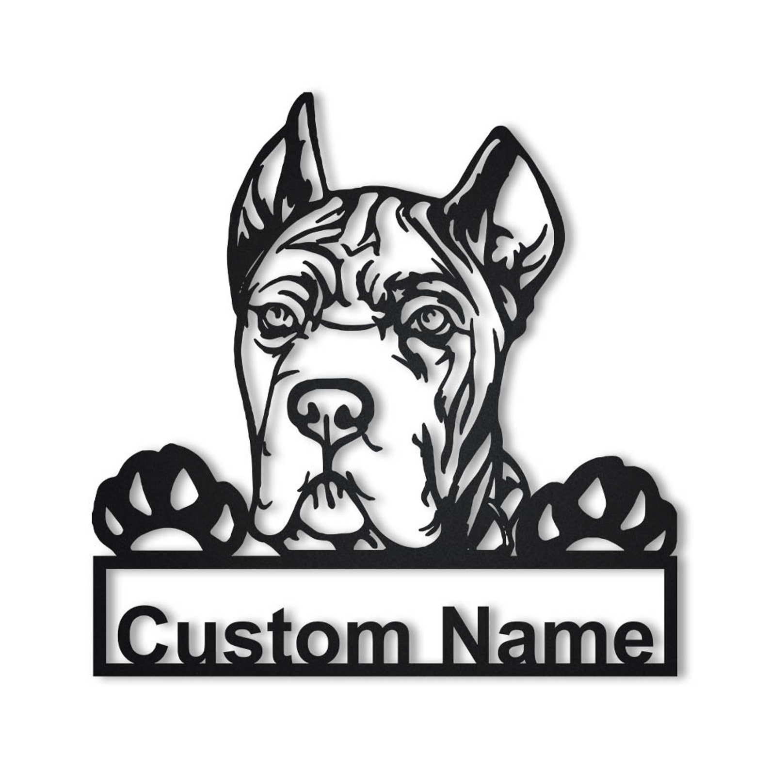 Custom Cane Corso Dog Metal Sign Art Personalized Cane Corso - Etsy