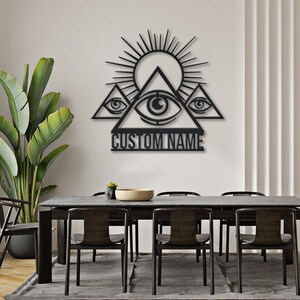 Masonic Freemason Metal Wall Art LED Lights V13, Custom Masonic Metal ...