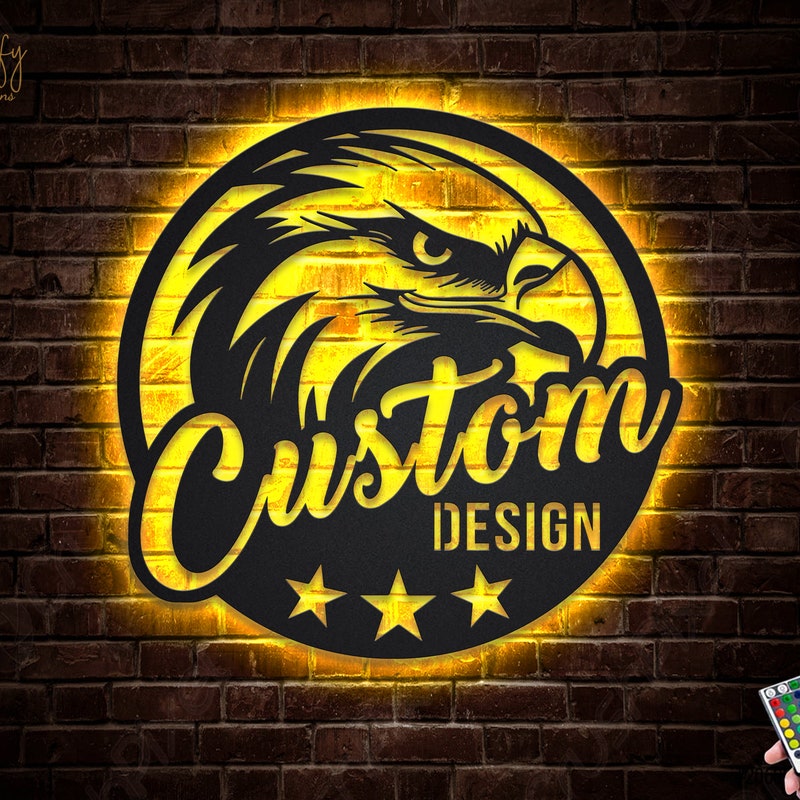 Lights in Back of Logo - Etsy