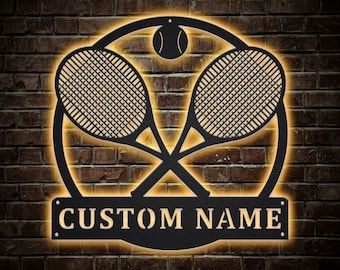 Metal Tennis Sign - Etsy