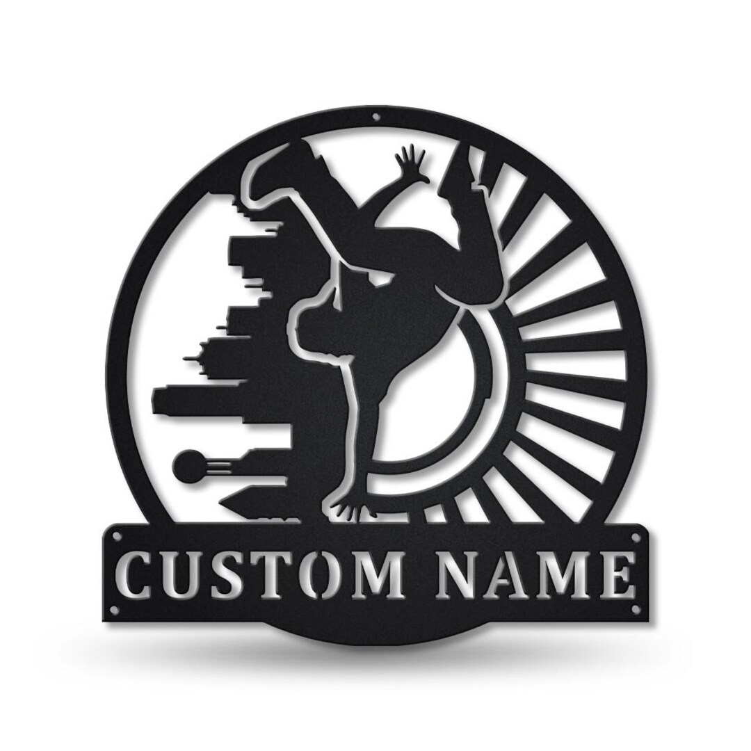Personalized Breakdance Metal Sign Art , Custom Breakdance Metal Sign ...