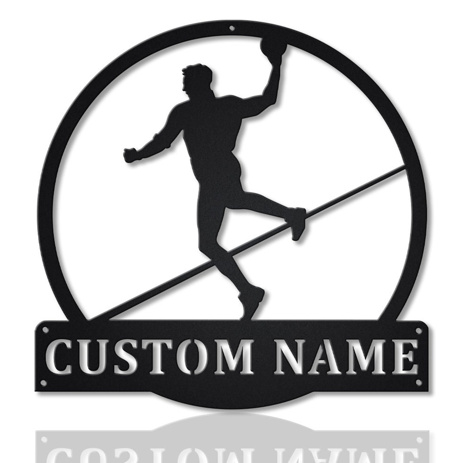 Personalized Handball Sport Metal Sign With LED Lights, Custom Handball ...