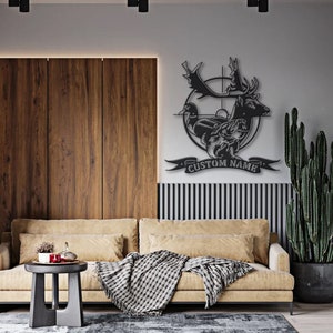 Custom Deer Duck Fish Hunting Metal Sign Art, Personalized Deer Duck ...