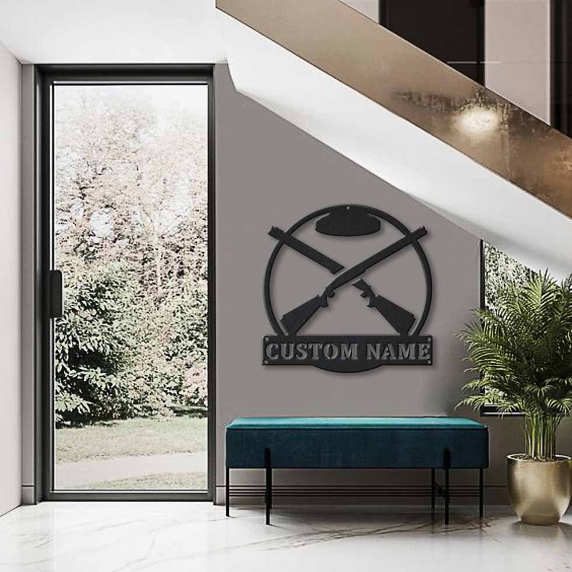 Trap Shooting Monogram Metal Sign Art Custom Trap Shooting - Etsy