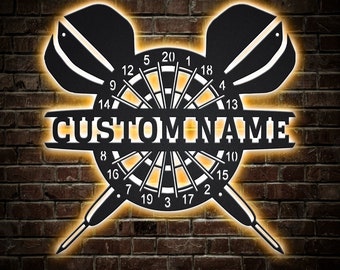Led Darts Sign - Etsy