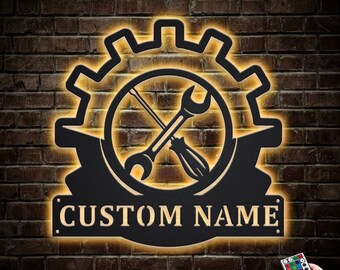 Mechanic Led Sign - Etsy