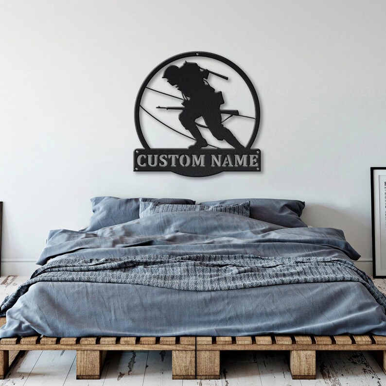 Soldier Military Metal Sign LED Lights V2, Custom Soldier Military ...