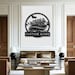 Personalized Rafting Monogram Metal Sign Art , Custom Rafting Metal ...