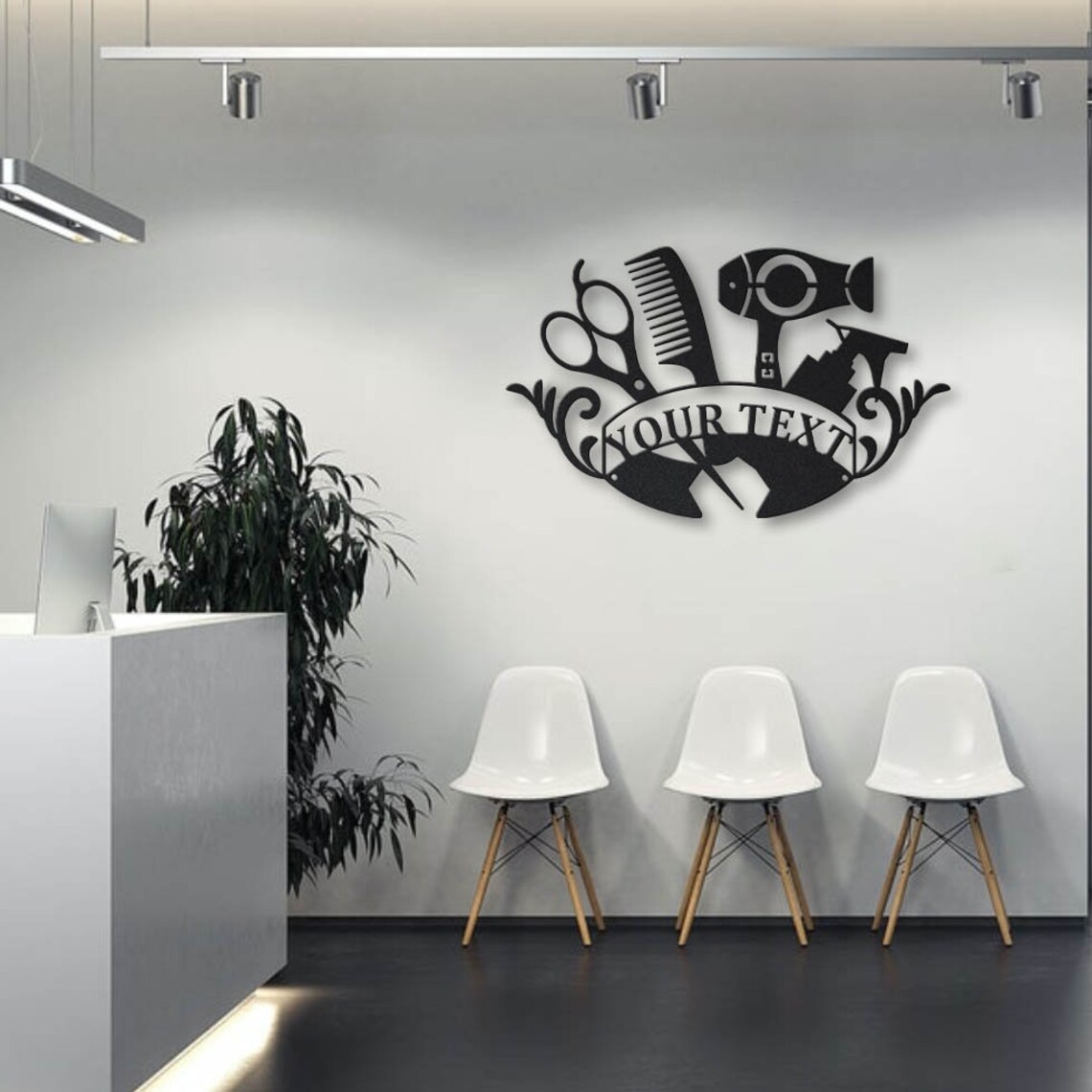 Custom Beauty Salon Metal Sign Art Personalized Hair Stylist - Etsy