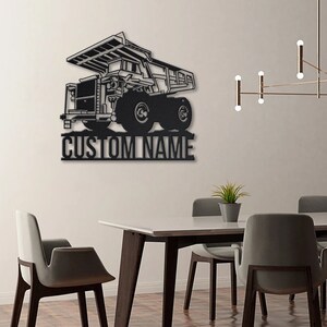 Mining Car Metal Sign With LED Lights, Custom Mining Car Metal Signs ...